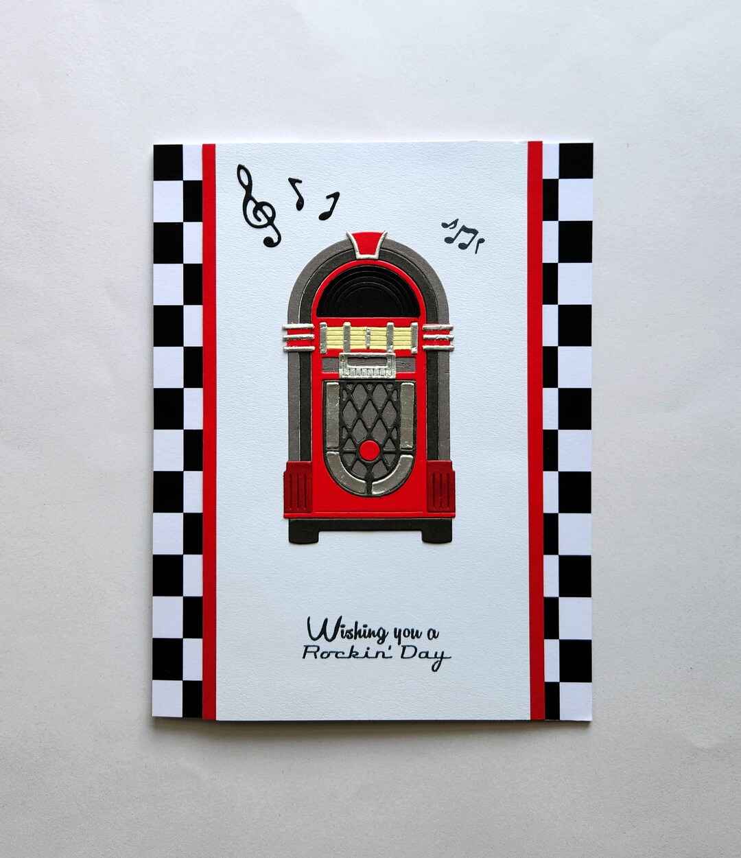 Jukebox Card, Jukebox, Retro, Vintage, 50's, Rock and Roll, Rockin Day ...