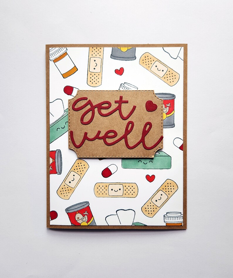 Get Well Card, Get Well Soon, Illness, Sickness, Surgery, Recovery ...