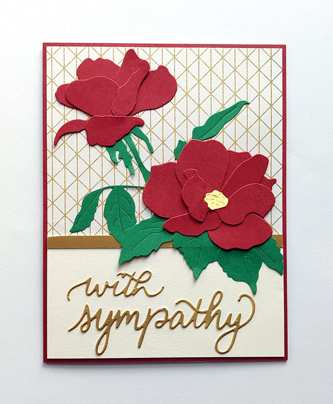 Sympathy Card, With Sympathy, Funeral, Grief, Mourning, Support ...