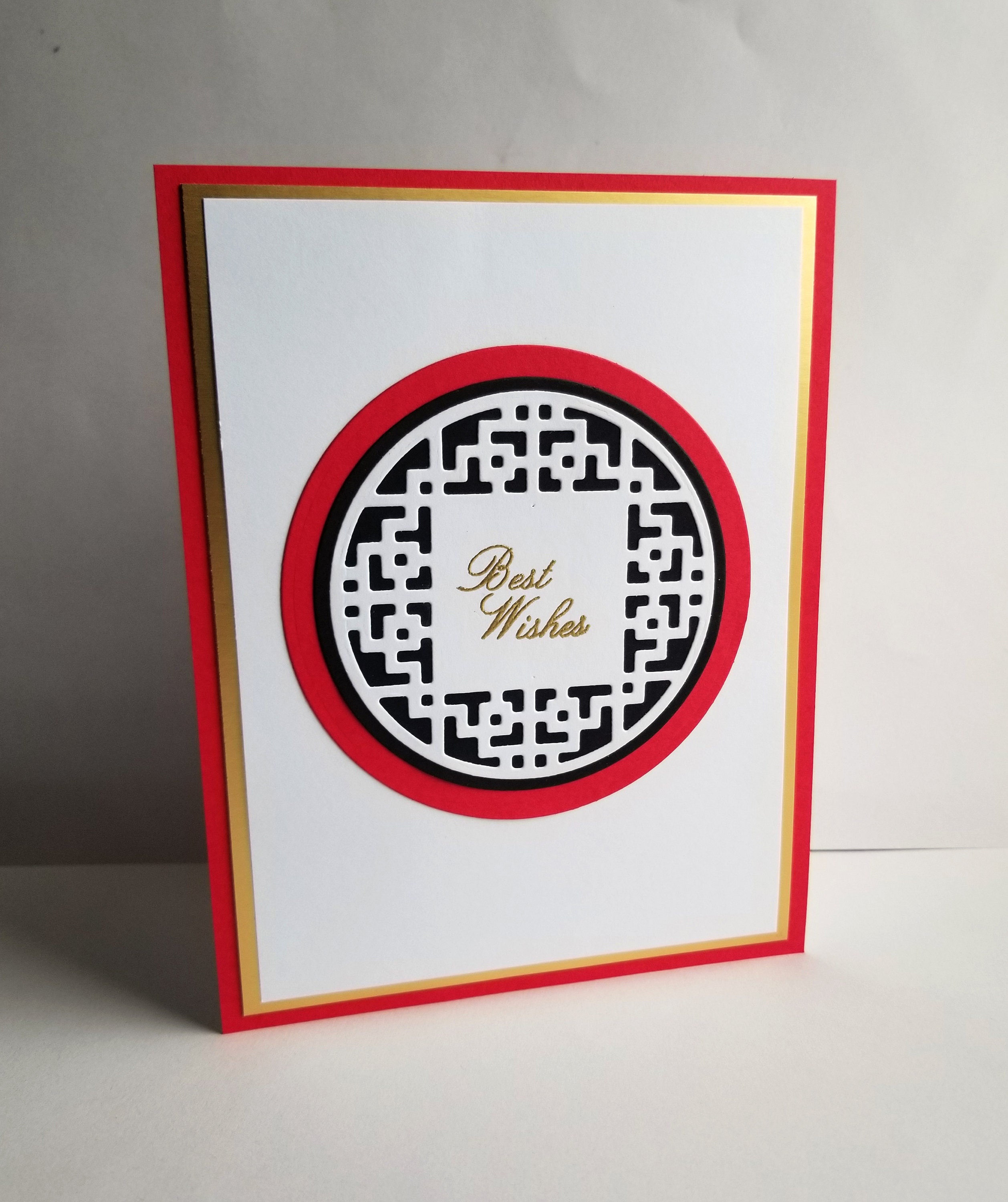 Asian Card, Chinese Card, Best Wishes, Retirement, Graduation, Moving ...