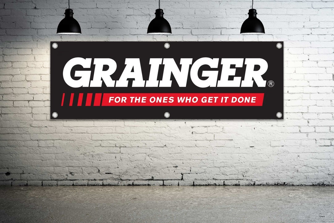 GRAINGER Logo Vinyl Banner: Machinery Safety Supply Sign - Etsy