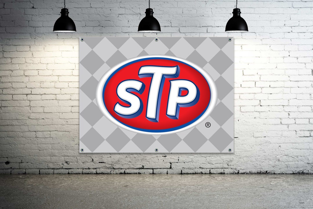 For STP Motoroil Brand Exposure Vinyl Banner Sign Oil Change Mechanic ...