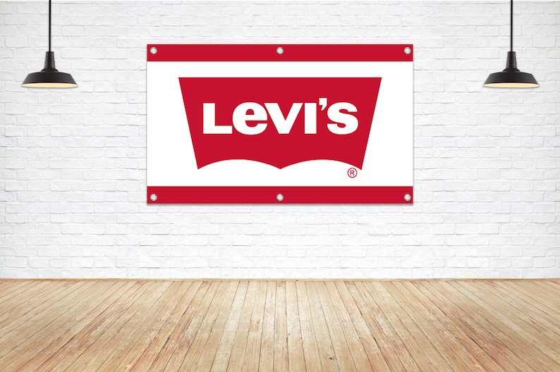 Levi's Logo Vinyl Banner: Retail Store Signage - Etsy