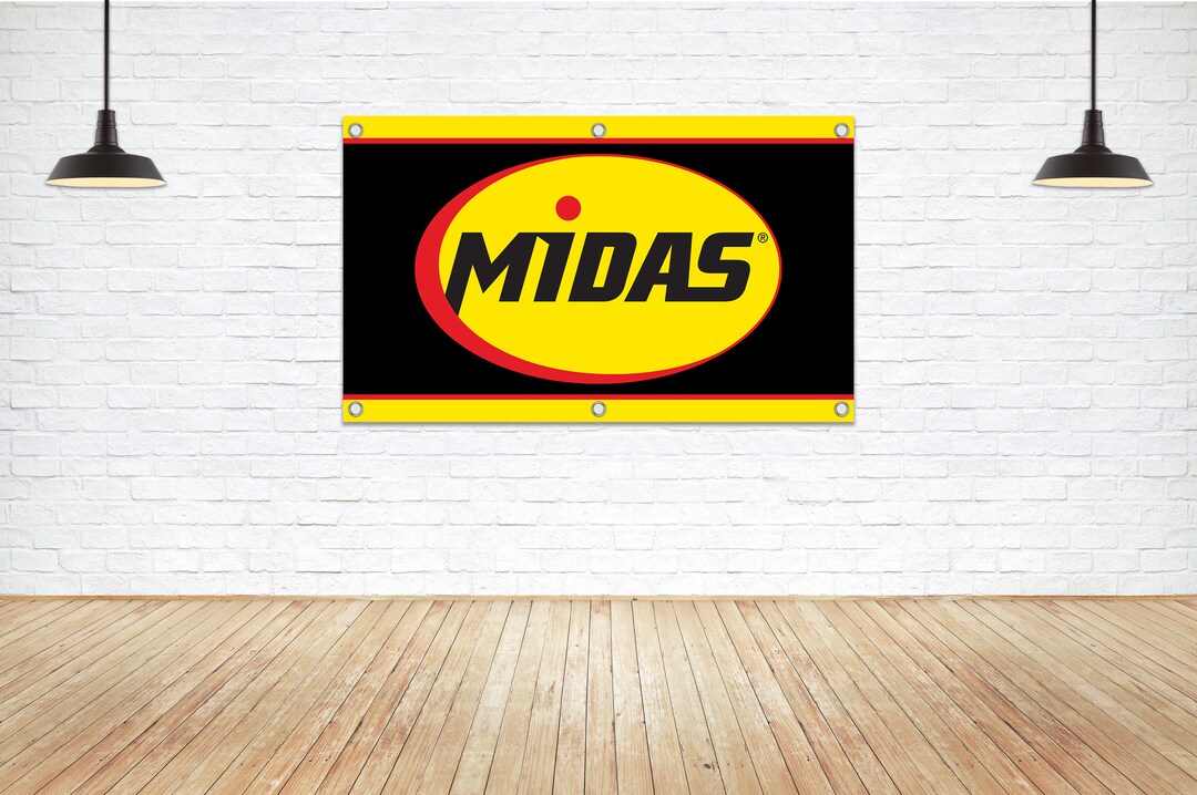 MIDAS Automotive Services Vinyl Banner: Mechanic Shop Decor - Etsy