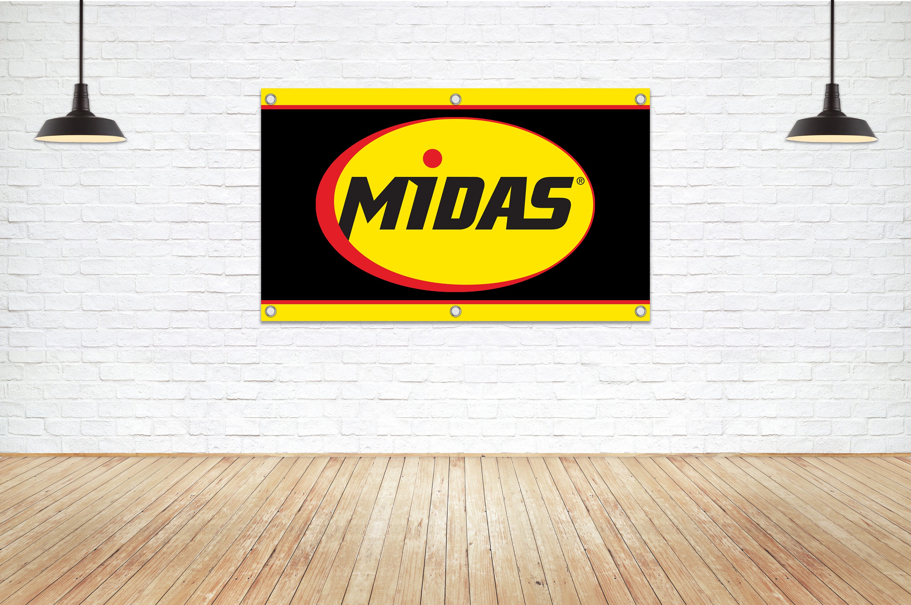 For MIDAS Brand Exposure Automotive Services Vinyl Banner Sign Mechanic ...