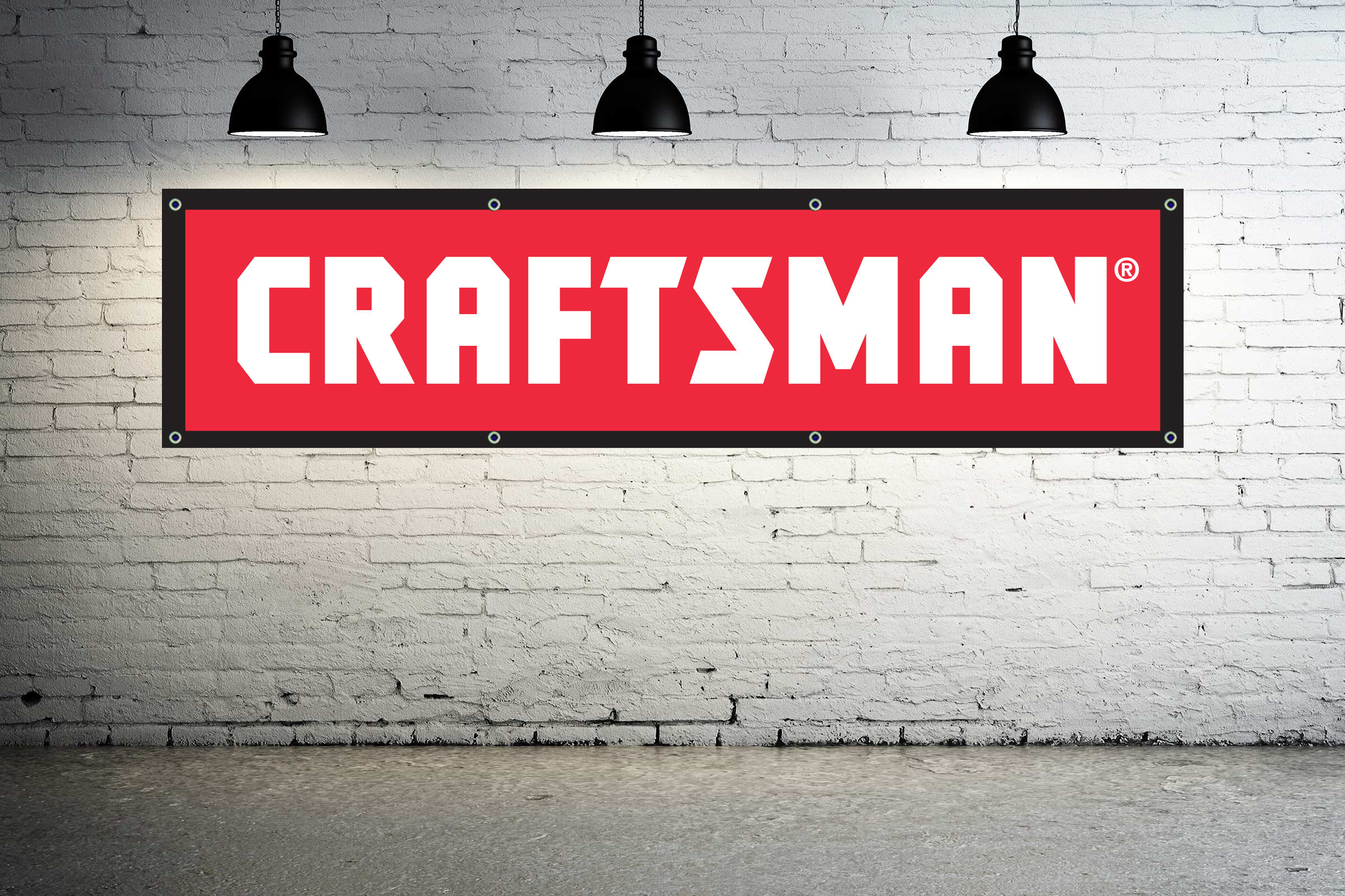 Craftsman Tools Logo Vinyl Banner: Garage, Shop, Man Cave Decor - Etsy