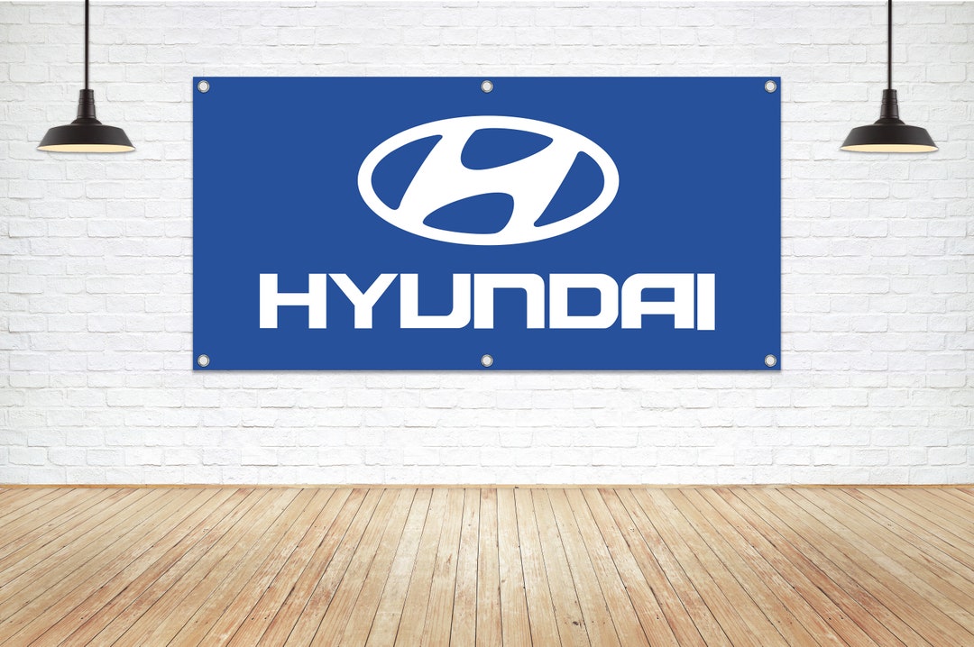 For HYUNDAI Brand Exposure Vinyl Banner Sign Car Dealership Vehicle ...