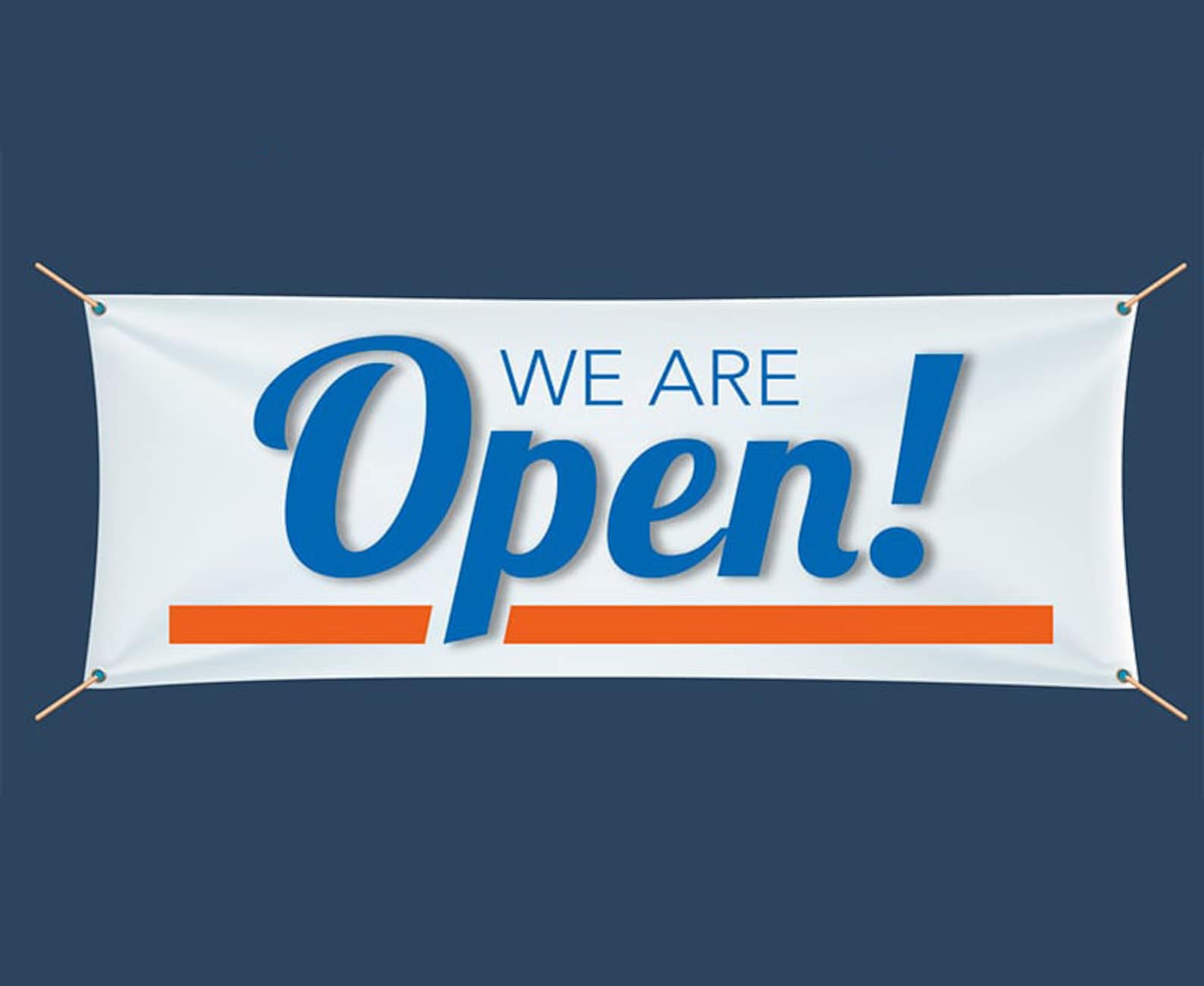 Come in We're Open Vinyl Banner: Retail Storefront Sign - Etsy