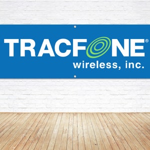 TRACFONE Wireless Logo Vinyl Banner: Storefront Signage - Etsy