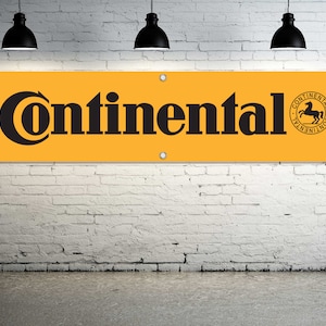 For CONTINENTAL Tires Logo Branding Vinyl Banner Sign Tire Store ...
