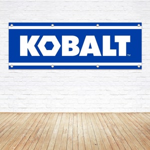 KOBALT Tools Logo Vinyl Banner: Mechanic Garage Sign - Etsy