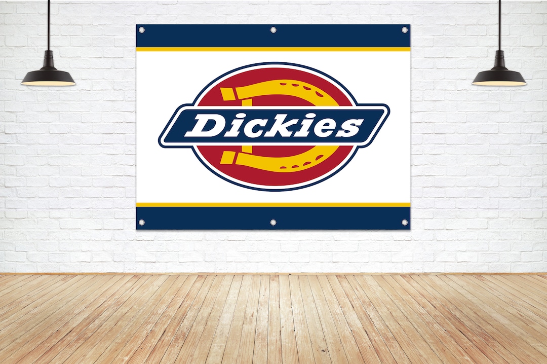 DICKIES Logo Vinyl Banner Sign Retail Apparel Clothing Boutique Store ...