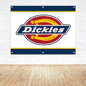DICKIES Logo Vinyl Banner Sign Retail Apparel Clothing Boutique Store ...