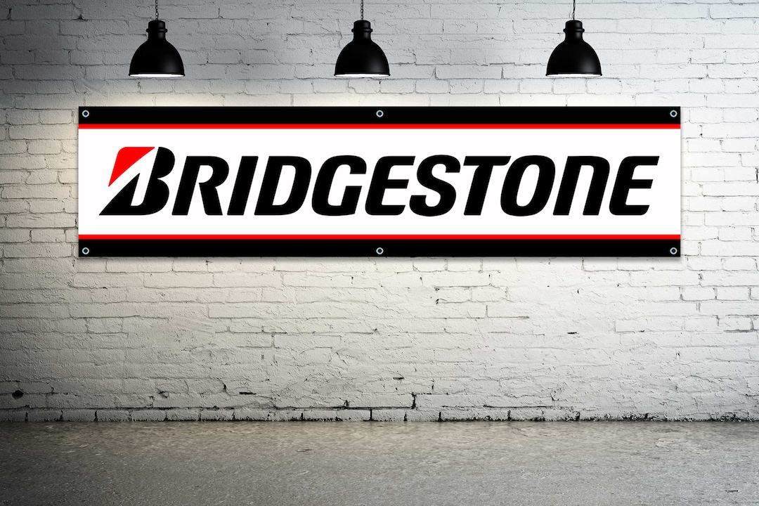 Bridgestone Tires Logo Banner: Shop Garage Decor, Indoor/outdoor - Etsy