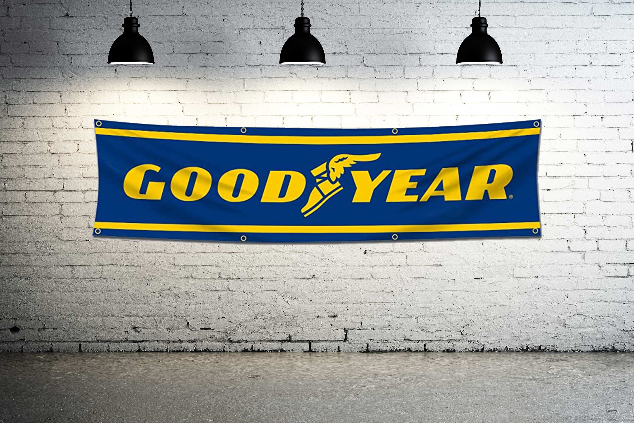 Goodyear Tires Logo Vinyl Banner Sign Auto Mechanic Car Garage Shop ...