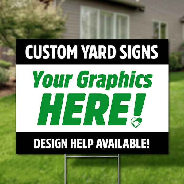 Custom 12x18 Yard Sign - Etsy