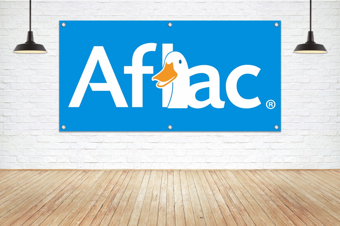 For AFLAC Insurance Brand Exposure Vinyl Banner Sign Coverage Broker ...