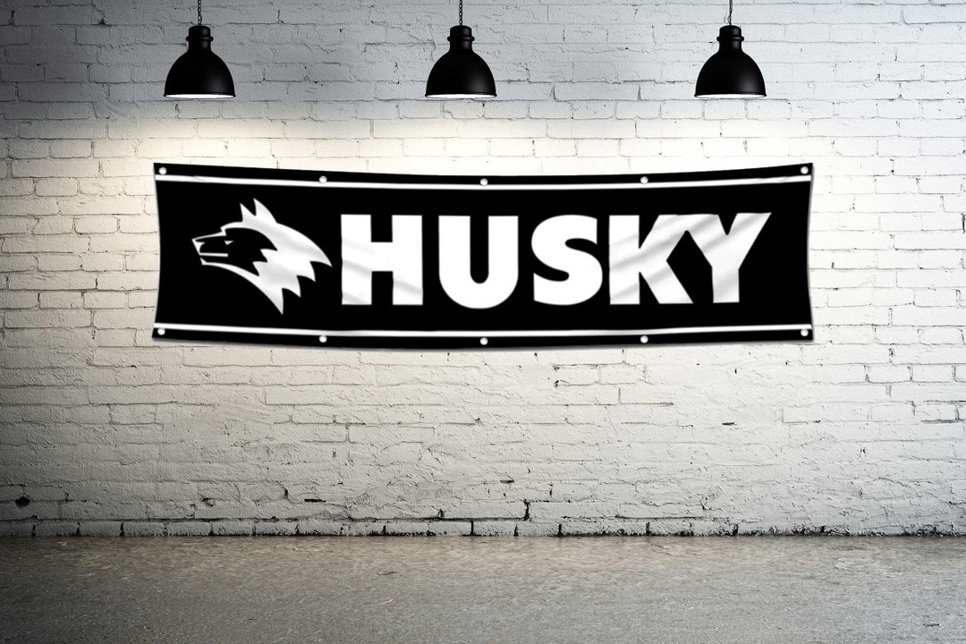 For HUSKY Tools Brand Exposure Vinyl Banner Sign Handyman Mechanic Man ...