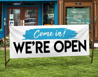 We're Open Banner - Etsy