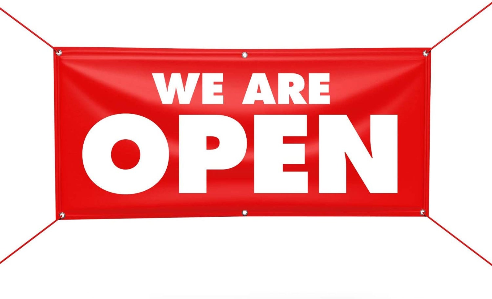 Come in We're Open Vinyl Banner: Retail Storefront Sign - Etsy