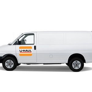 Pair of UHAUL Logo Vehicle Door Magnet Signs Movers Van Truck Storage ...