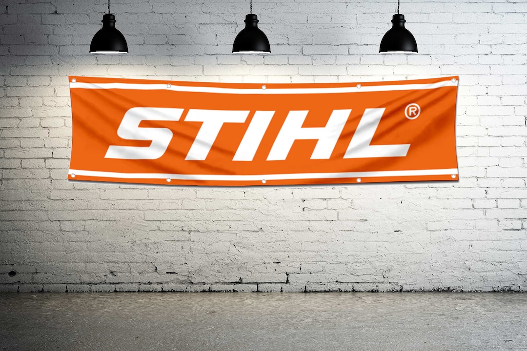 STIHL Machinery Logo Vinyl Banner: Heavy Duty Machine Shop Sign - Etsy