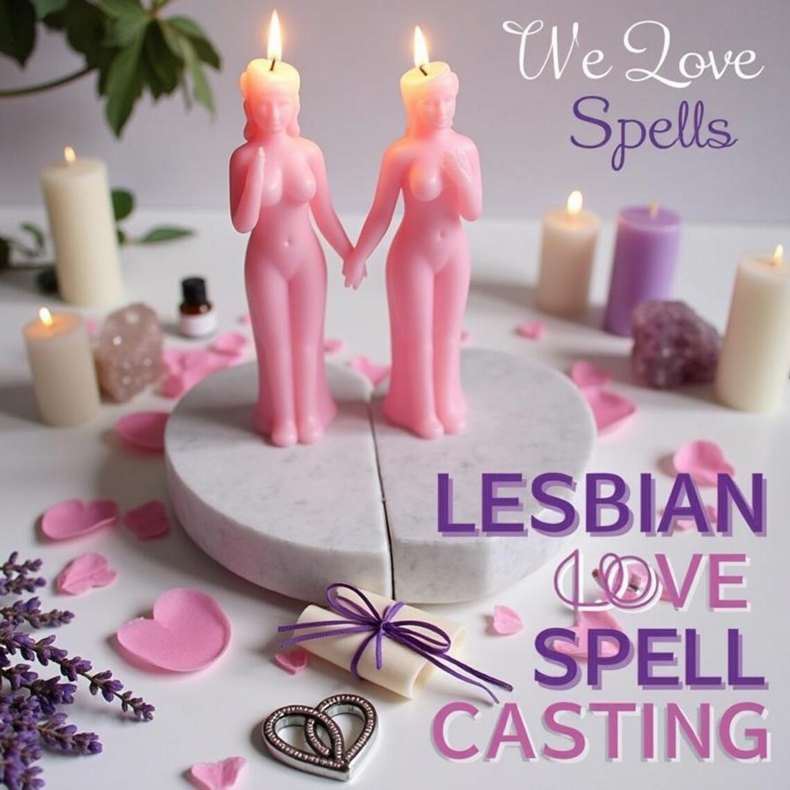 Lesbian Love Spell Casting Walls of Passion Ignite Romance & Connection Personalized Spiritual ...