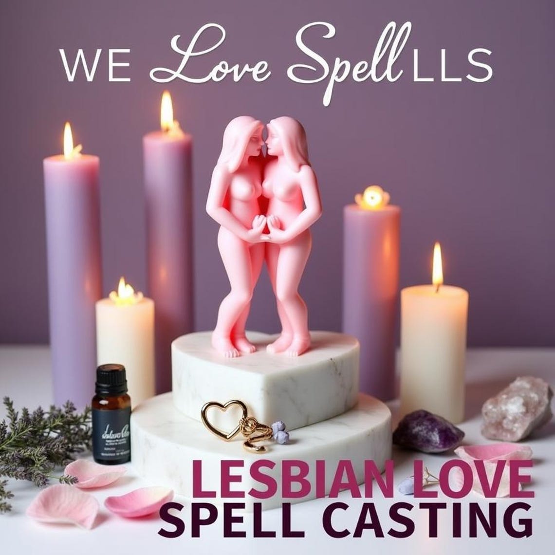 Lesbian Love Spell Casting Walls of Passion Ignite Romance & Connection Personalized Spiritual ...