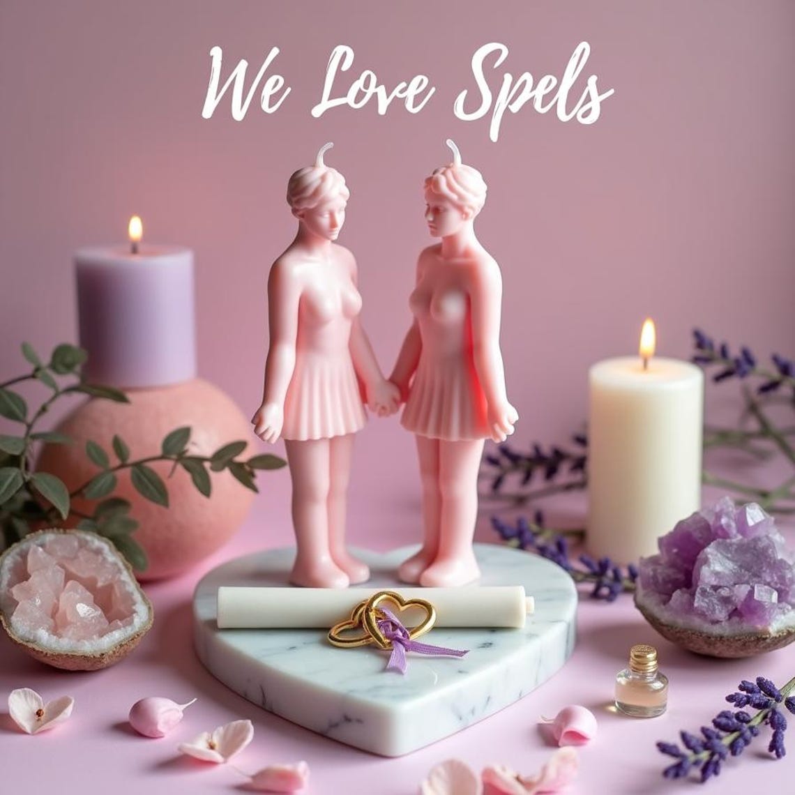 Lesbian Love Spell Casting Walls of Passion Ignite Romance & Connection Personalized Spiritual ...