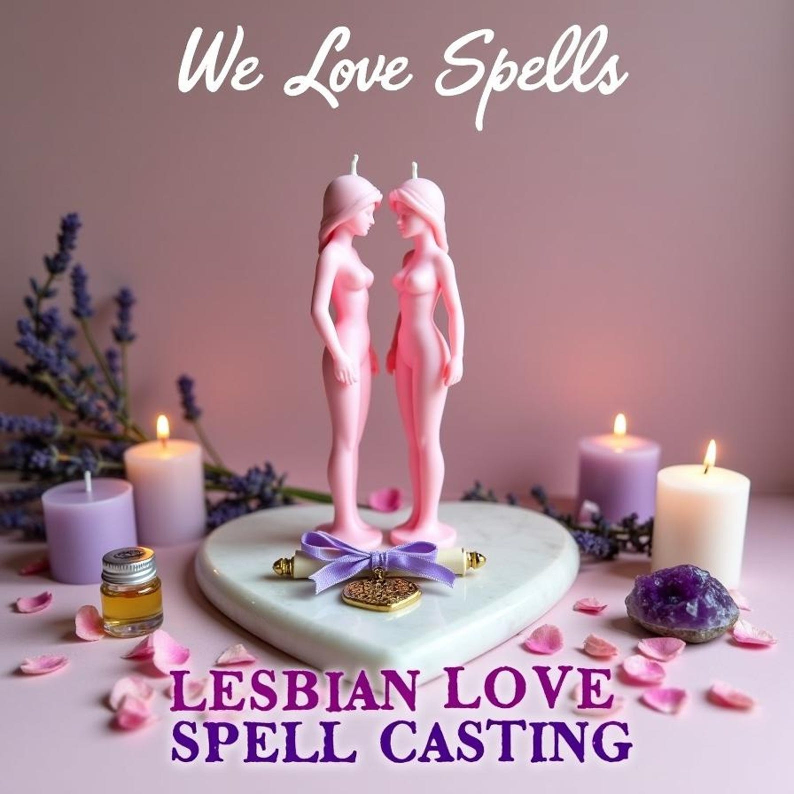 Lesbian Love Spell Casting Walls of Passion Ignite Romance & Connection Personalized Spiritual ...