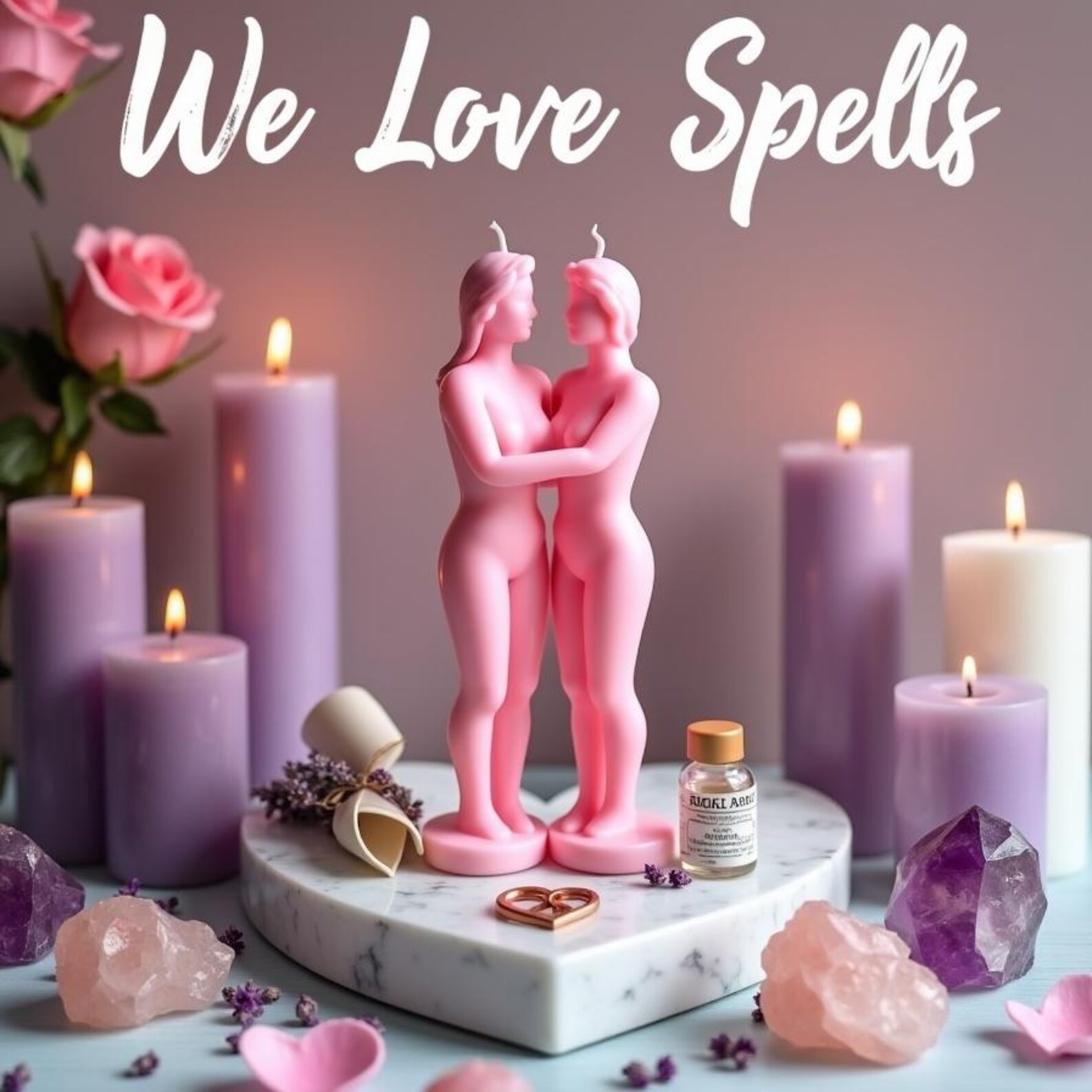 Lesbian Love Spell Casting Walls of Passion Ignite Romance & Connection Personalized Spiritual ...