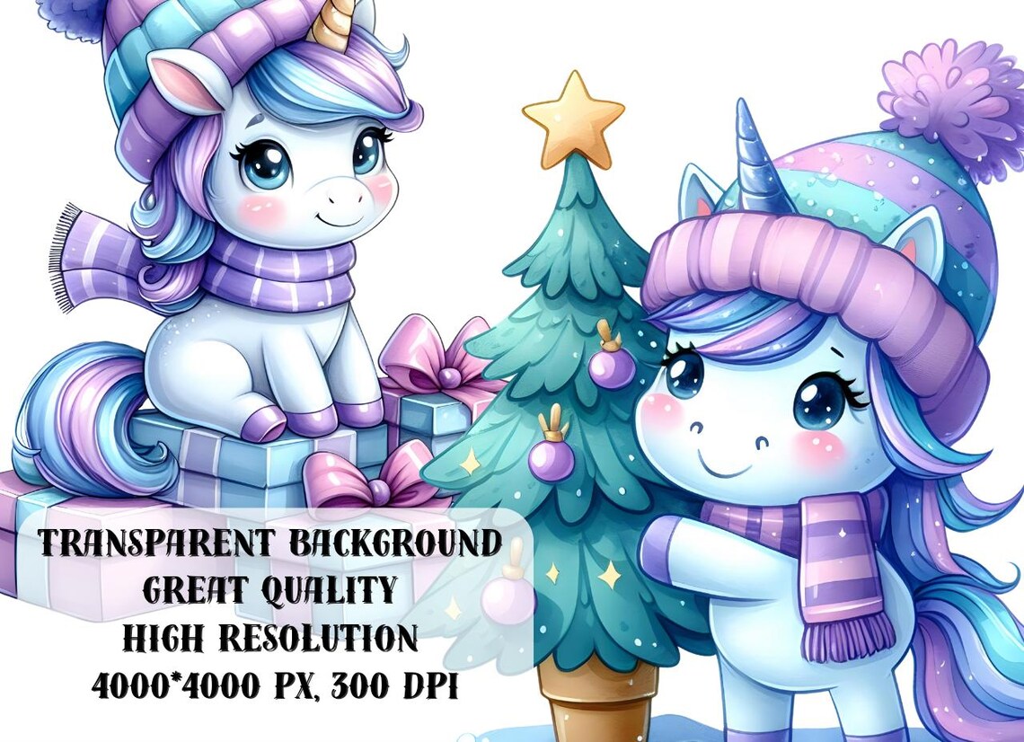 Unicorn Clipart, Unicorn Png, Unicorn Clip Art, Christmas Unicorn ...