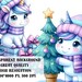 Unicorn Clipart, Unicorn Png, Unicorn Clip Art, Christmas Unicorn ...