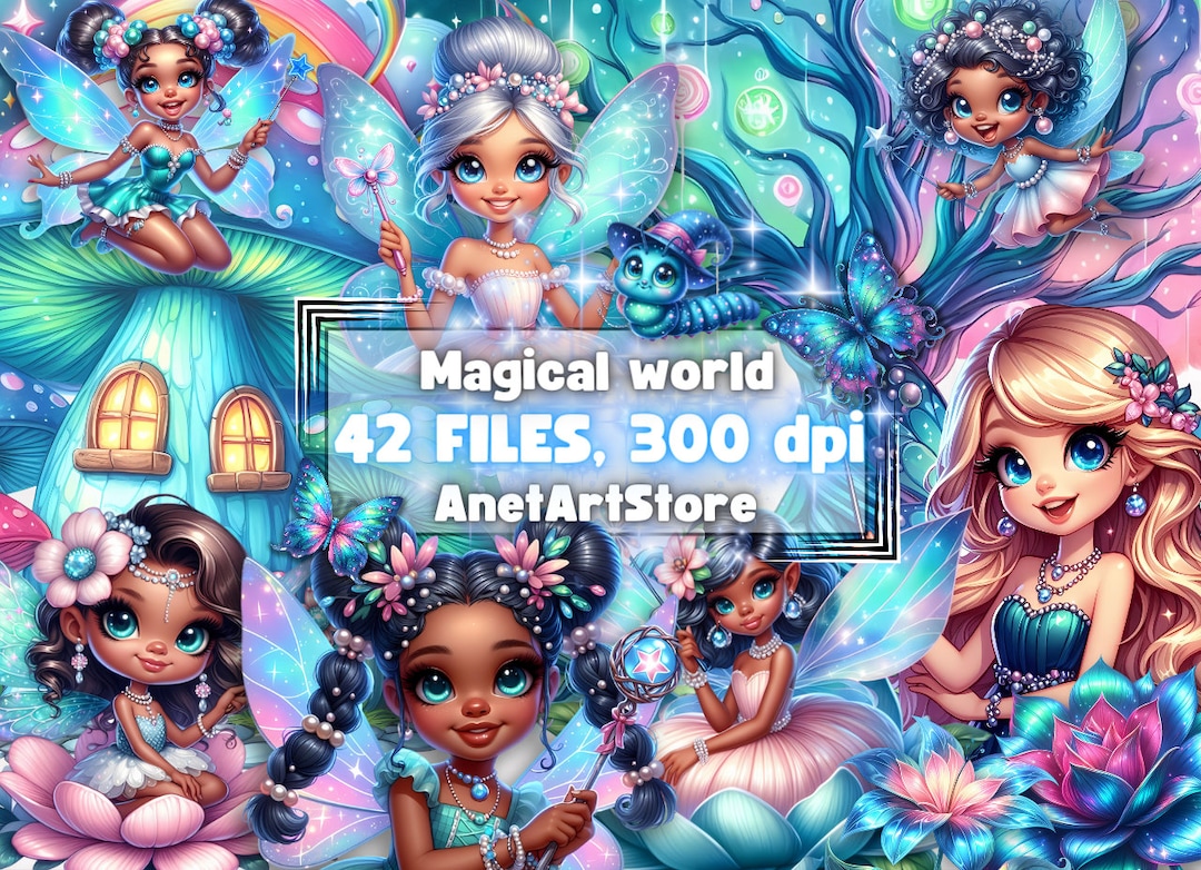 Fairy Clipart, Fairies Clipart, Fairy Png, Fairy Tale Clipart, Fairy ...