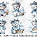 Teddy Bear Clipart, Cute Baby Boy Bear Png, Sailor Clipart, Birthday ...