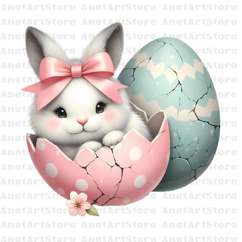 Easter Bunny Clipart, Easter Egg Clipart, Easter Sublimation, Easter ...