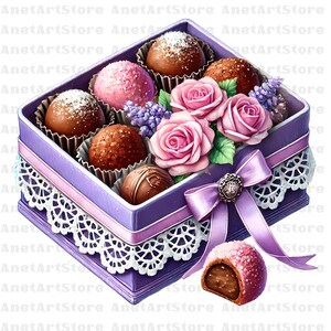 Valentine Clipart Valentine Chocolate Clipart Valentine's Day Valentine ...