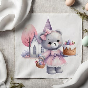 Easter Clipart, Easter Bears Clip Art, Easter Sublimation, Easter ...