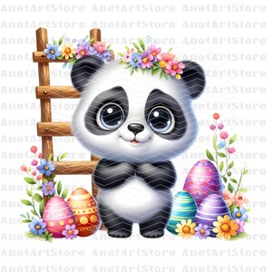 Easter Clipart, Easter Panda Png, Easter Egg Clip Art, Easter ...