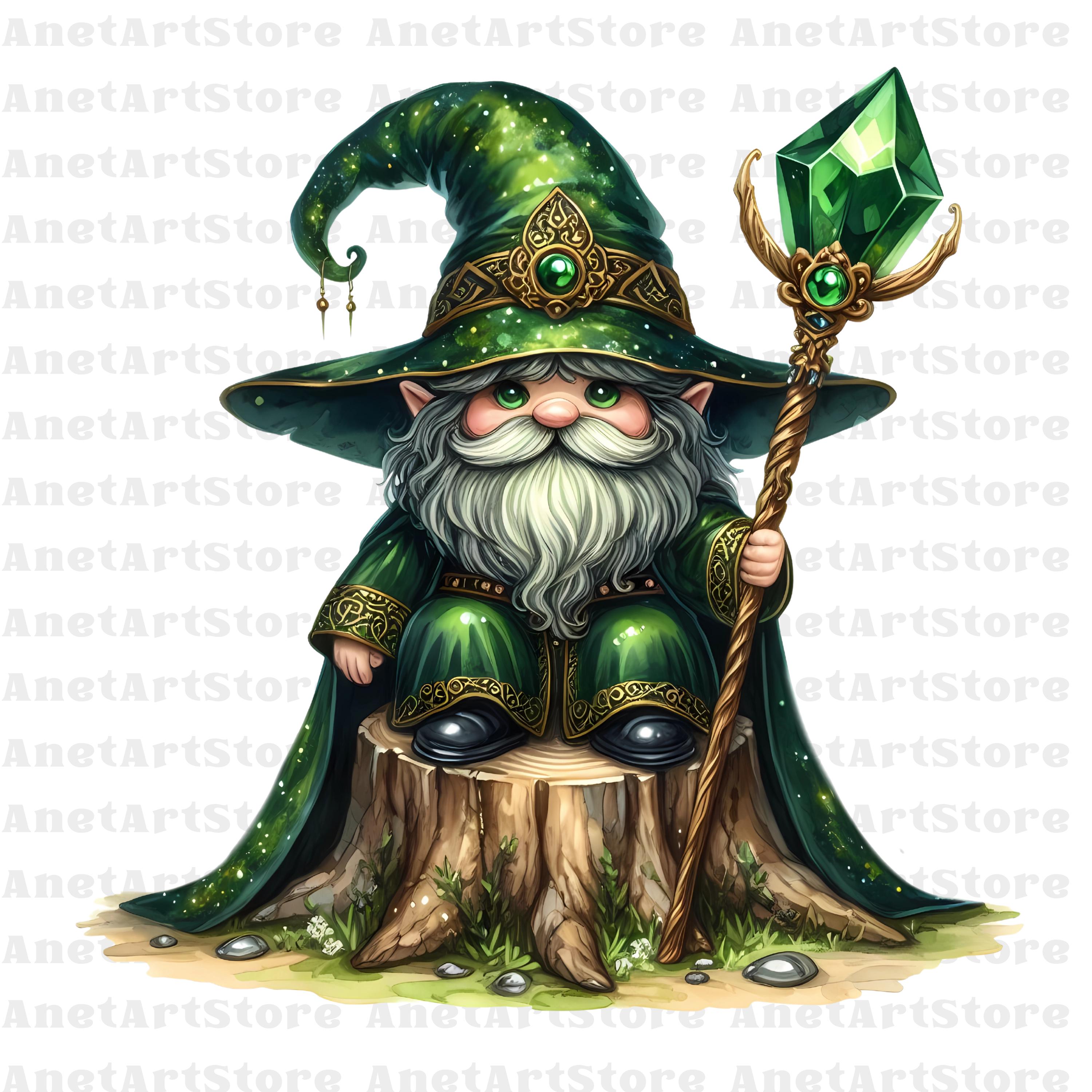 Wizard Clipart, Gnome Clipart, Gnomes Clipart, Gnome Png, Magic Clipart ...