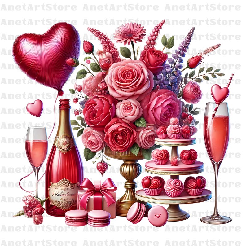 Valentine Clipart Valentine Chocolate Clipart Valentine's Day Valentine ...