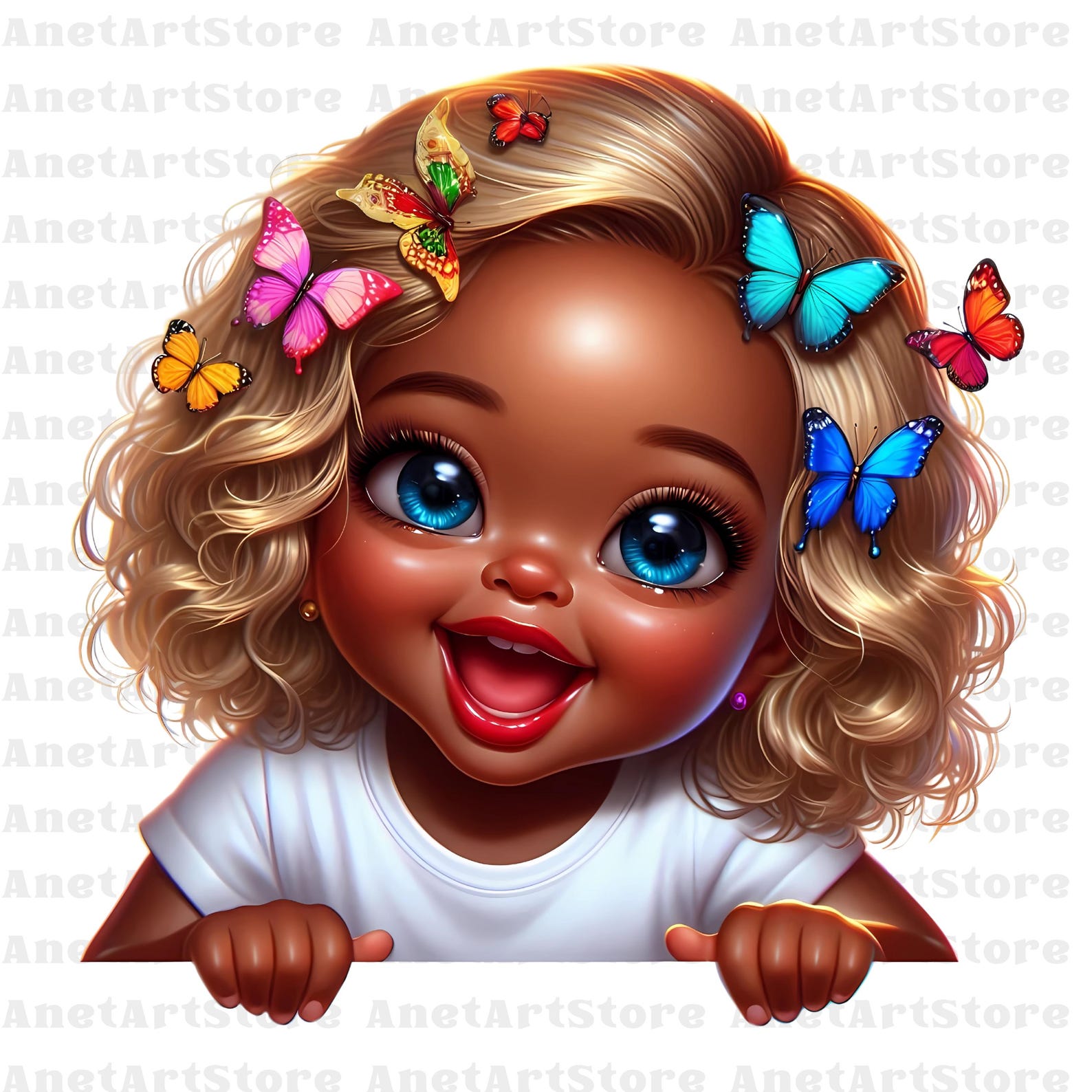 Cute Babies PNG Bundle, Peeking Baby Png, Nursery Png, Baby Girl Clip ...