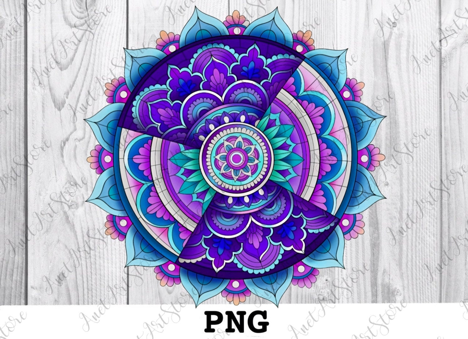 Art & Collectibles Digital Drawing & Illustration Mandala PNG Printable ...