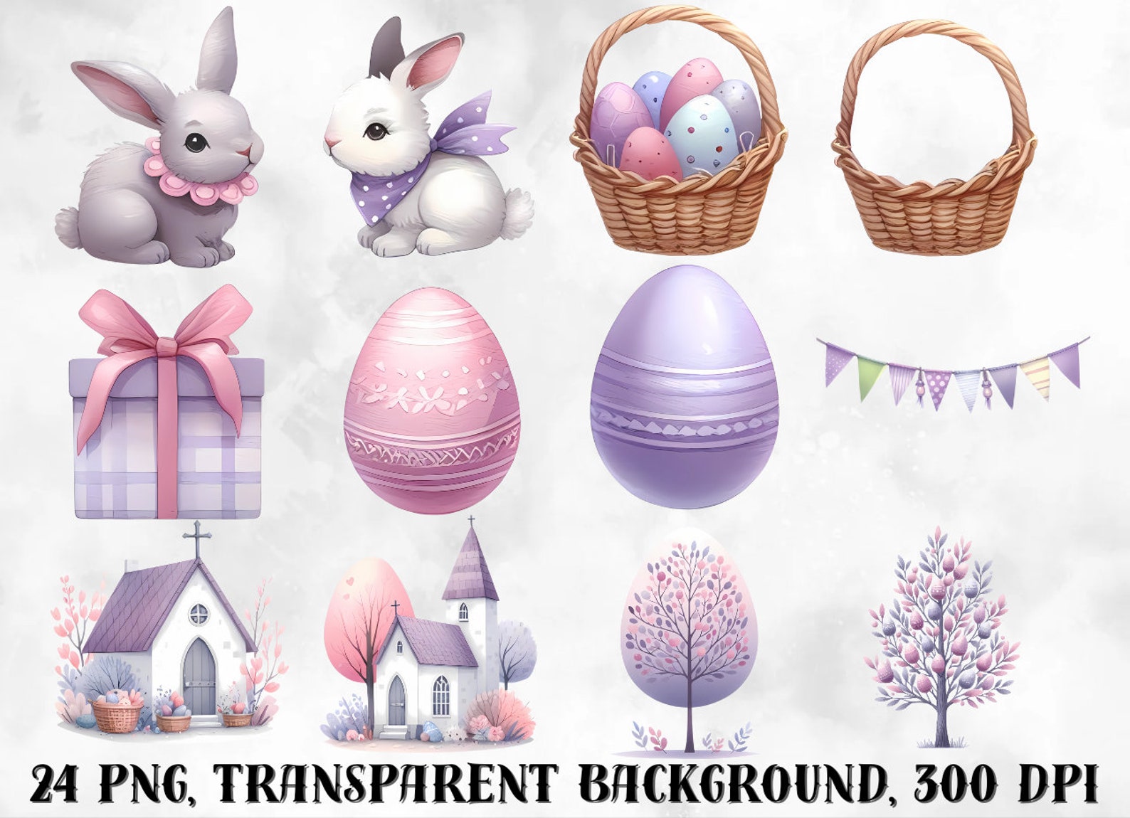 Easter Clipart, Easter Bears Clip Art, Easter Sublimation, Easter ...