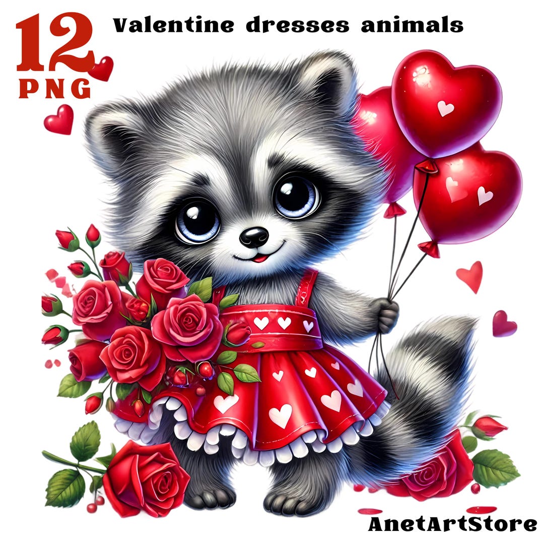 Valentine Clipart Valentine's Day Valentine Animals Love Clipart Bunny ...
