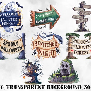 Halloween Clipart, Funny Halloween Png, Spooky Clipart, Cute Halloween ...