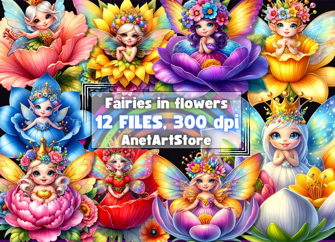 Fairy Clipart, Fairies Clipart, Fairy Png, Fairy Tale Clipart, Fairy ...