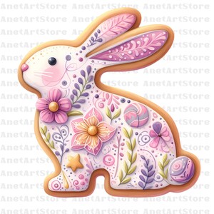 Easter Clipart, Easter Gingerbread Clipart, Easter Sublimation, Easter ...