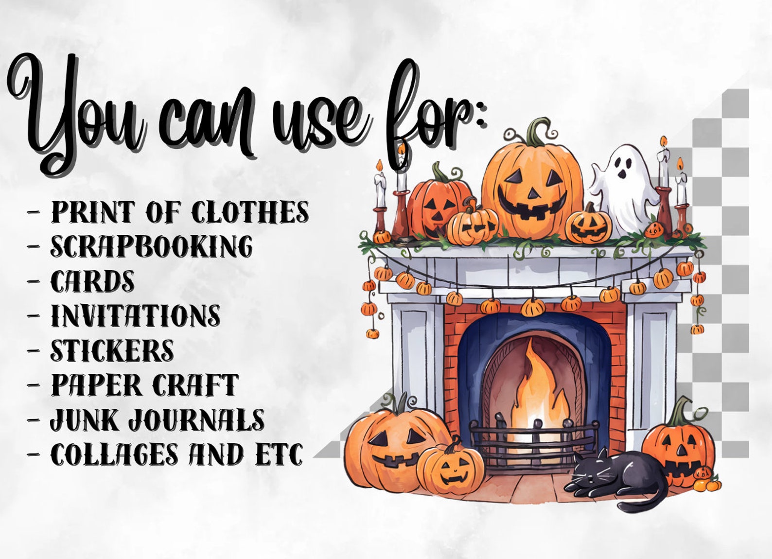 Halloween Clipart, Funny Halloween Png, Spooky Clipart, Cute Halloween ...