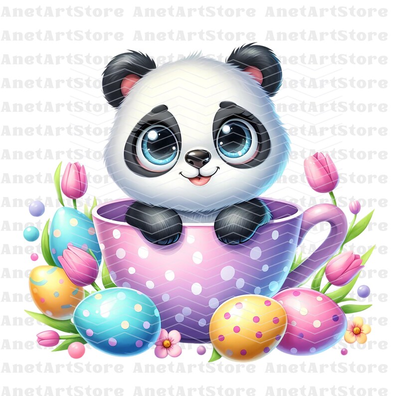 Easter Clipart, Easter Panda Png, Easter Egg Clip Art, Easter ...